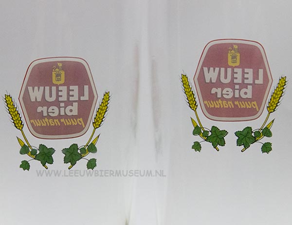 1965 - 1974 glazen leeuw bier: Leeuw bier fluitje